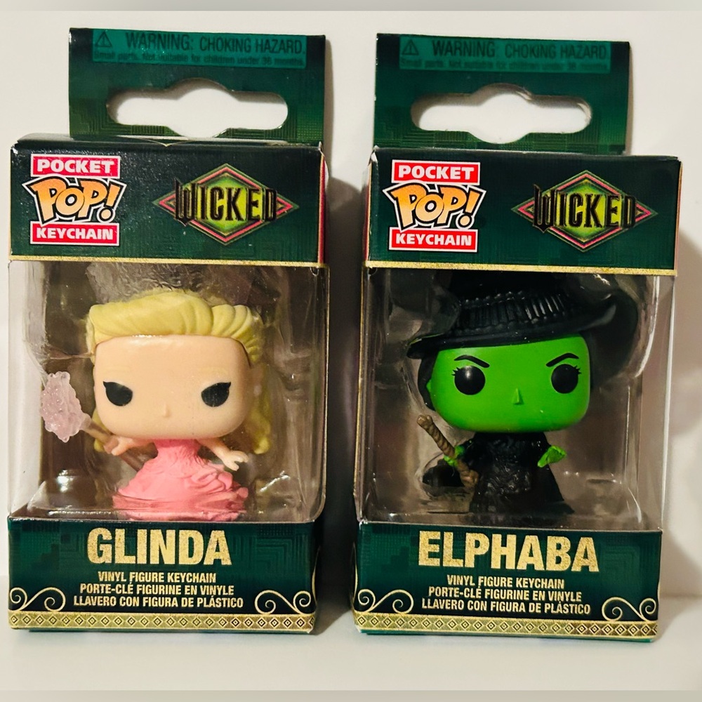 NEW!! Funko Pop Wicked Elphaba and Glinda Vinyl Figur… - Gem